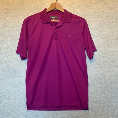 Loud Mouth Polo Men’s Logo Golf Fuchsia Size Medium Preppy Casual ...