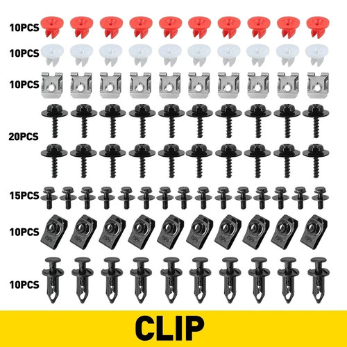 85x Engine Undertray Splash guard Clips Screws for Ford Transit Connect ...