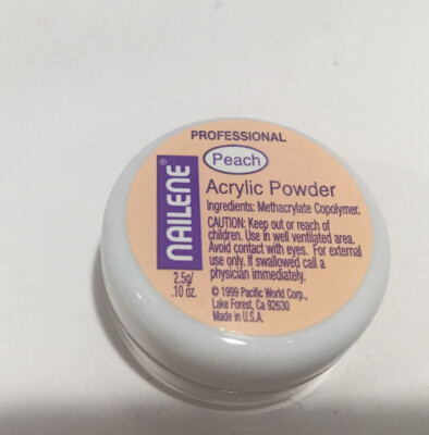 Nailene Professional Peach Acrylic Powder .10 oz Nail Care | eBay