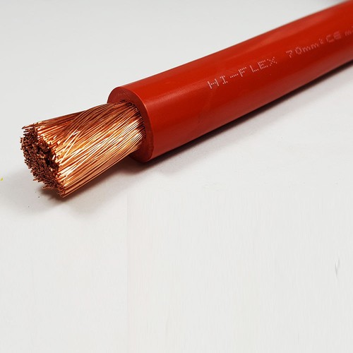 70mm2 Red Flexible PVC Battery Welding Cable 485 A Amps 1M 1 M Length ...