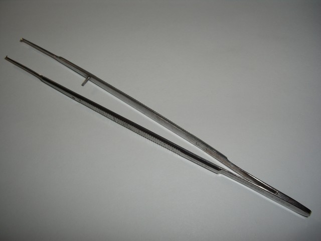 Codman Gerald Tissue Forceps 7" 1x2 Teeth #30-1210 German Stainless ...