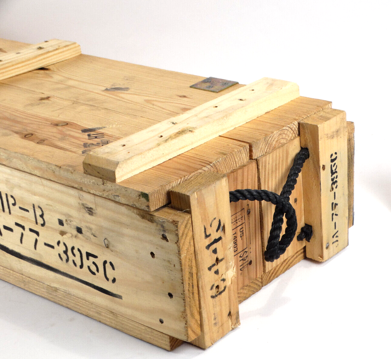 US Army 105mm Howitzer Wood Crate NSN: 1315-00-028-4857 | eBay