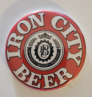 Iron City Beer Magnet / Mirror / Pin Back 2.25" Round Vintage Sign | eBay