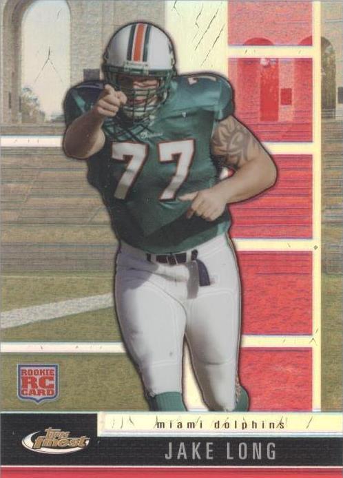 2008 Topps Finest - Rookie Refractors Jake Long #149 /699 (RC) for sale ...