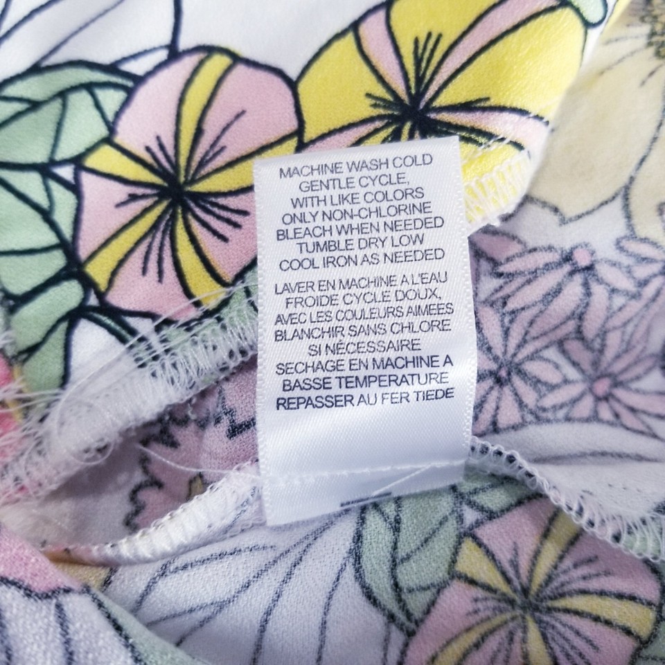 AFRM Los Angeles Romper Women Size XL Bri Off The Shoulder Pink Green ...