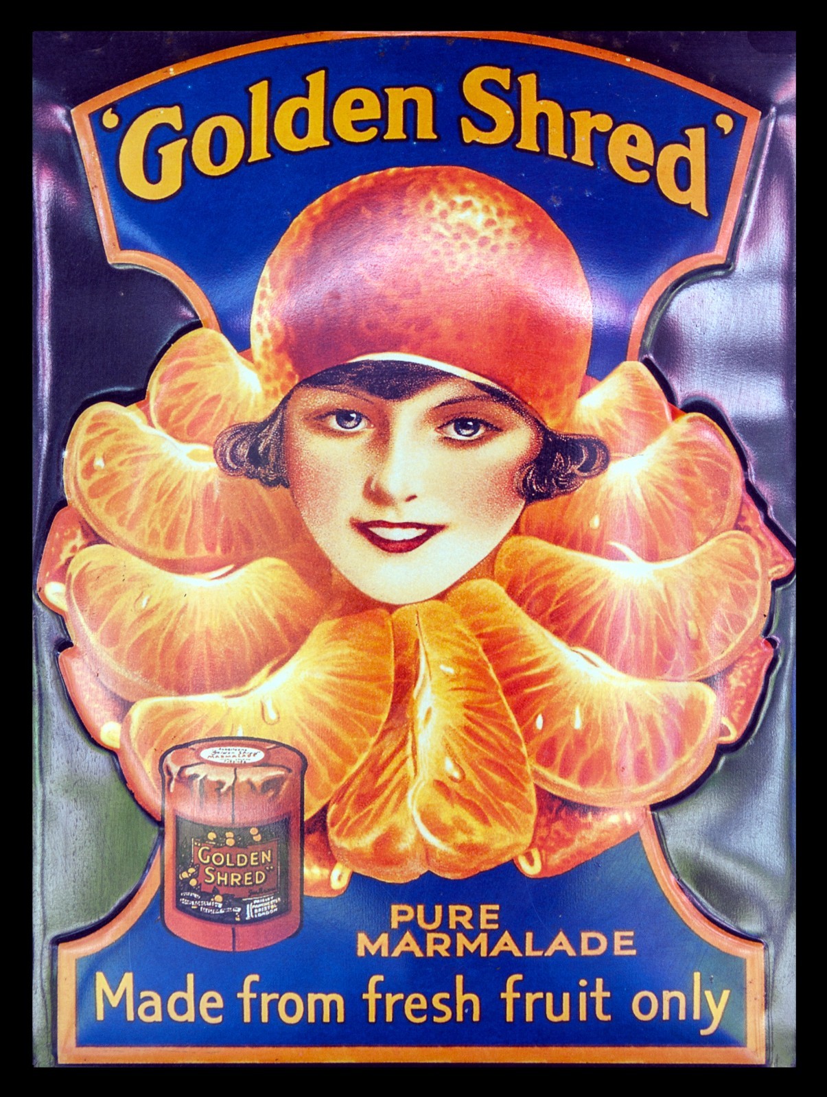 Golden Shred Marmalade, Retro metal Sign/Plaque Wall vintage / Kitchen ...