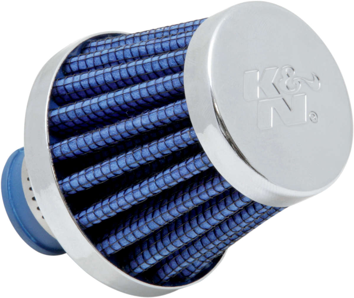 K & N 62-1600BL Rubber Base Crankcase Vent Filter - Blue - 3/8" ID | eBay