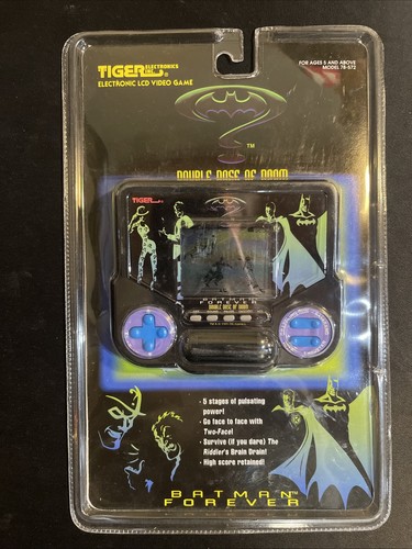 1995 Tiger Batman Forever Double Dose of Doom Handheld Electronic Game ...