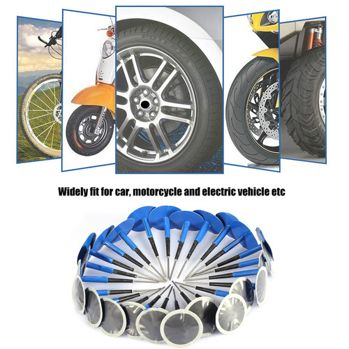 24pcs Mushroom Nail Tyre Film Tyre Cold Patch Film Rubber Tire Wheel ...