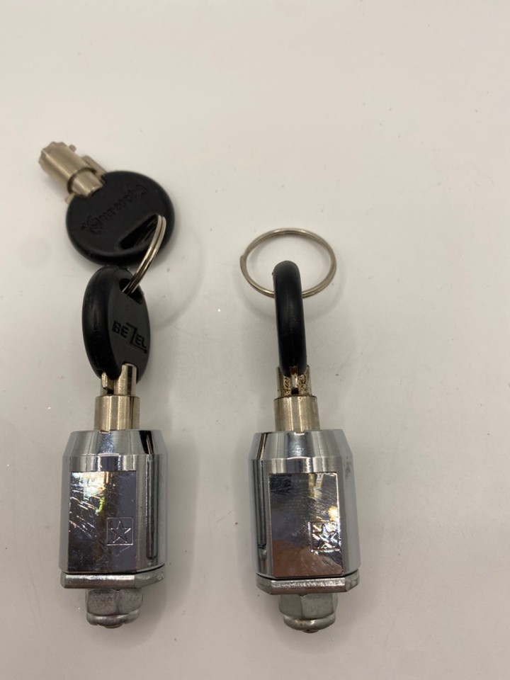 Set of 2 Chateau Red Line Overlock Cylinder Anti Cut Solid Brass Self ...