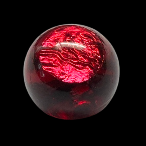 Beautiful 19th Century Ruby Red Glass Ball Waistcoat Button with ...