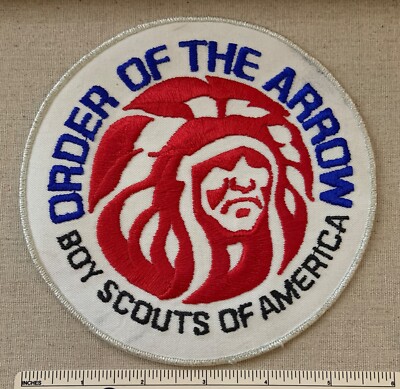 NOS VTG ORDER OF THE ARROW Boy Scout Large JACKET PATCH OA Lodge MGM ...