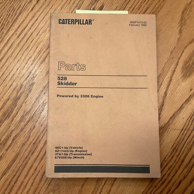 CAT Caterpillar 528 PARTS MANUAL BOOK CATALOG LIST SKIDDER GUIDE sn ...