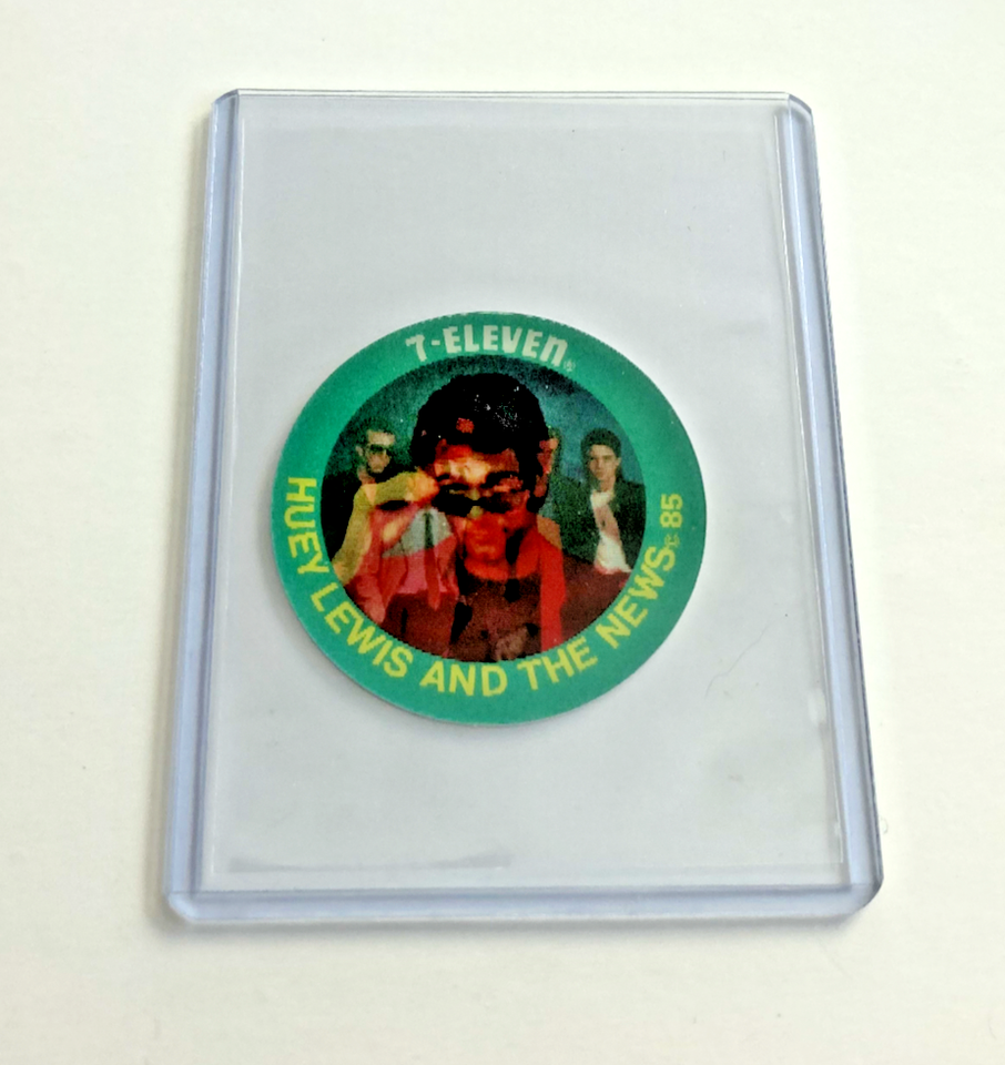 (1) Vintage 1985 - Huey Lewis and the News 7-Eleven Music Lenticular ...
