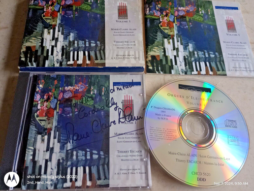 1995 ORGUES VOLUME 1/ONE MARIE CLAIRE ALAIN SIGNED CD | eBay
