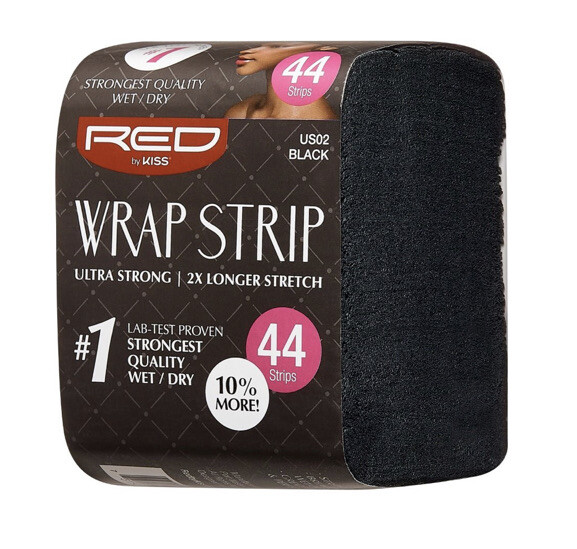 Beauty WRAPP IT STYLING STRIPS BLACK 3.5' Wide (44 strips/Pack) (9 Pack ...