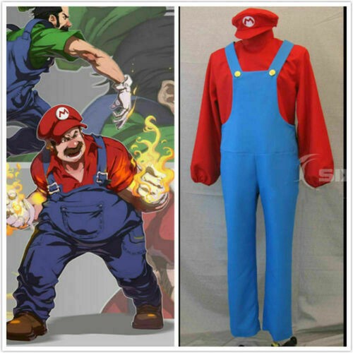 New Super Mario Brothers Mario Cosplay clothing | eBay