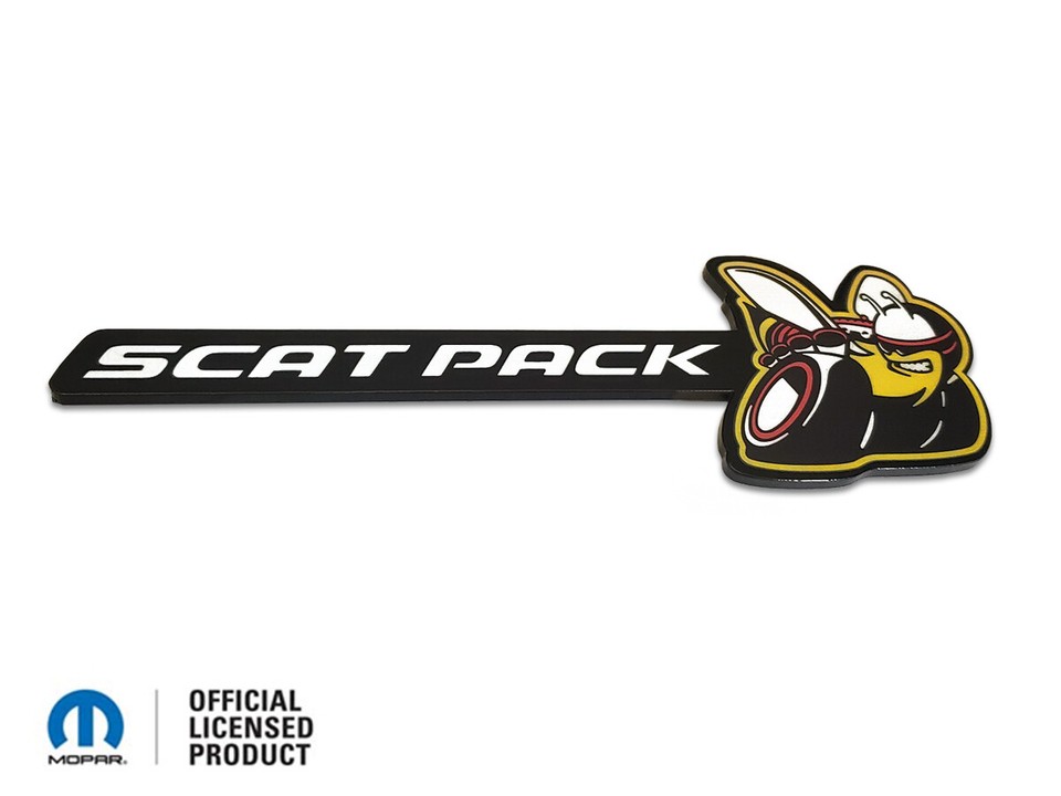 For 15-2023 Dodge Charger Scat Pack Bee Trunk Rear Spoiler Badge ...