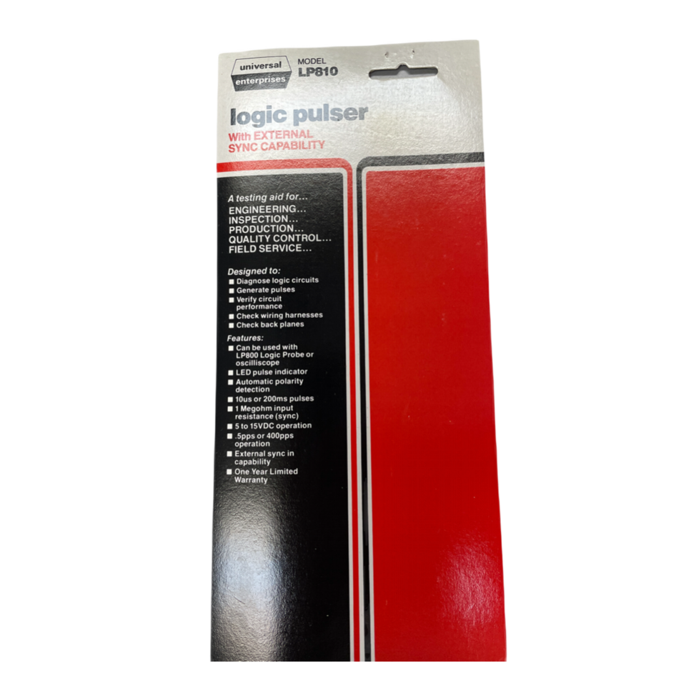 Logic Pulser LP810 High Frequency Response DTL TTL and CMOS LOGIC PROBE ...