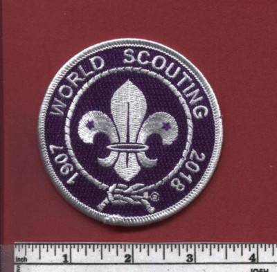 THREE World Scouting Crest Patches - 3" Rounds - Great Traders | eBay