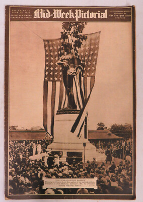 1922 NY Times MidWeek Pictorial Magazine Newspaper Star Spangled Banner ...