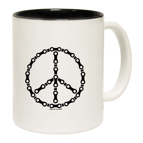 Cycling Rltw Peace Chain GIFT BOXED Funny Mugs Novelty Coffee Mug Cup ...