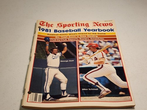 The Sporting News Baseball Yearbook 1981 George Brett Illustrated, Ads ...