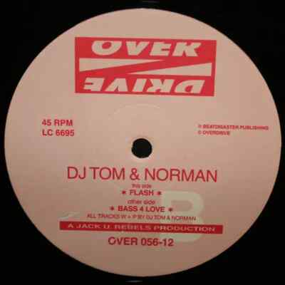 DJ Tom & Norman Bass 4 Love Vinyl Single 12inch NEAR MINT Overdrive ...