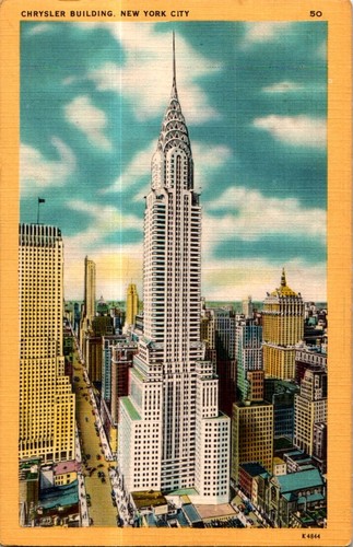 Chrysler Building, New York City, New York postcard | eBay