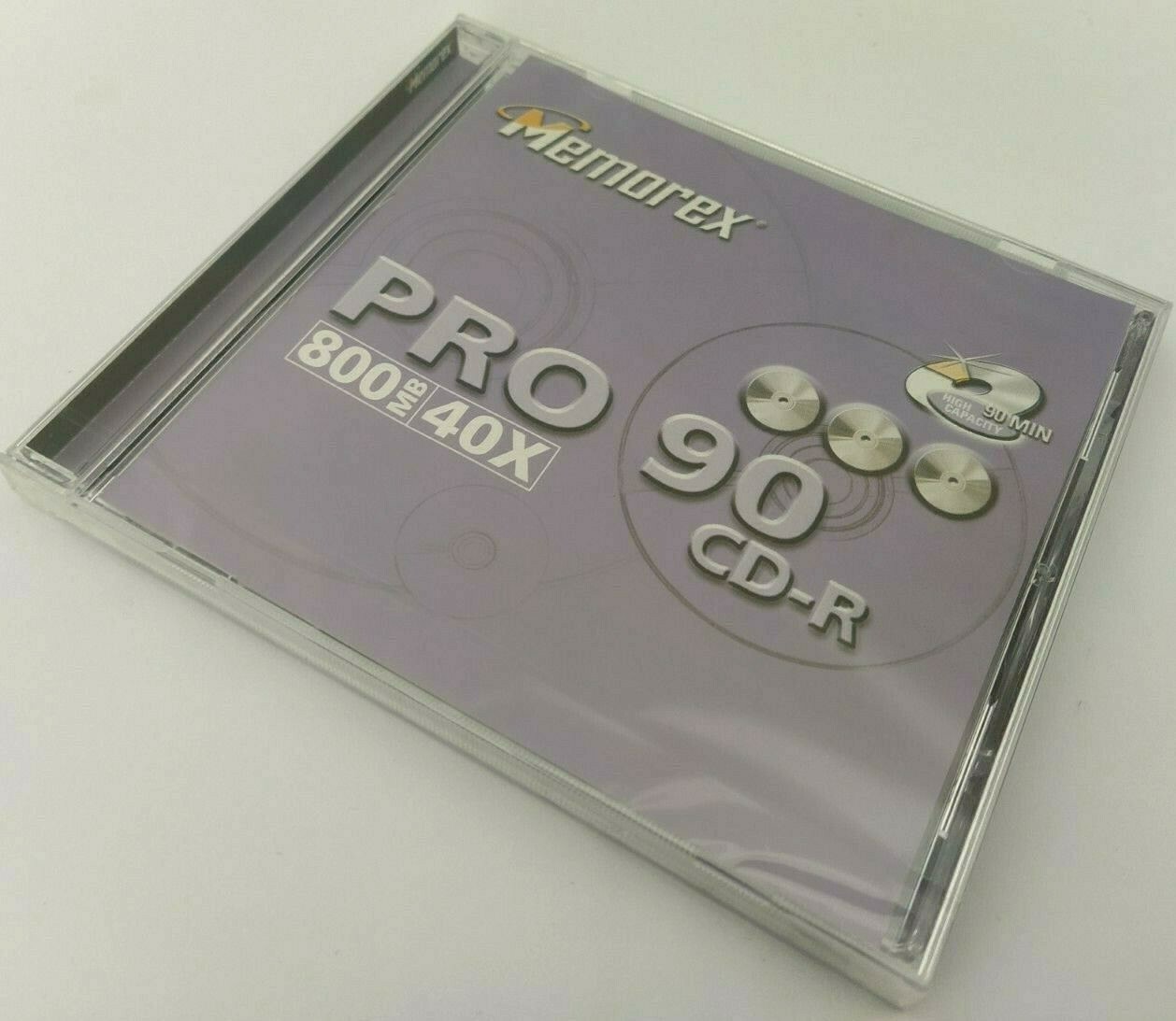 Memorex CD-R90 High Capacity Blank CDR DATA Disc 90min 800mb - NEW ...