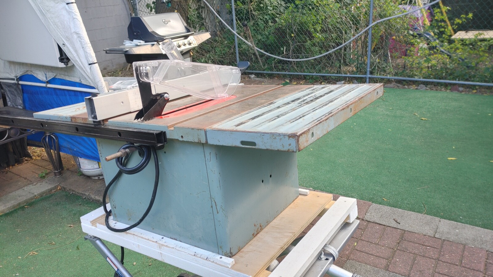 Delta 10" Table Saw Model 34-670 (used for parts, Motor not Working) | eBay