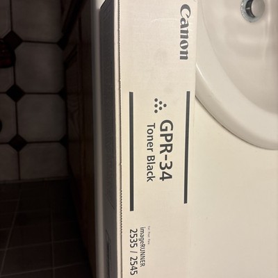 Canon GPR-34 Black Toner Cartridge Sealed New For ImageRunner 2535-2545 ...