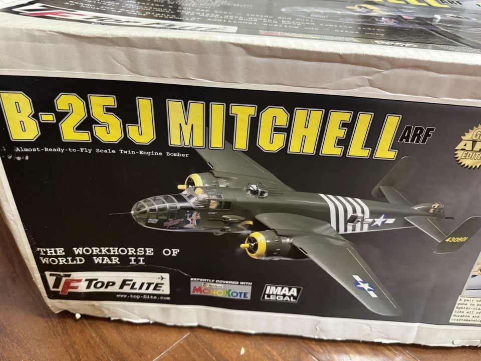 ***Top Flite B25J Mitchell ARF*** Extremely Rare And Hard To Find | eBay