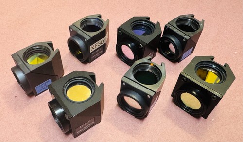 Olympus U-MF2 + Microscope Cy5 Red + Fluorescence Filter Cube IX BX ⭐ ...