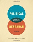 Political Research: Methods and Practical Skills By Sandra Halp ...