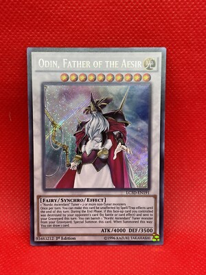 ODIN, FATHER OF THE AESIR LC5D-EN191 SECRET RARE 1ST ED YuGiOh NM | eBay