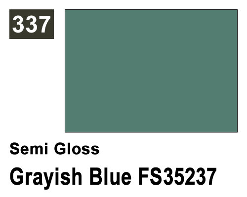 GSI Creos Gunze Mr Hobby Color C337 Grayish Blue Fs35237 Lacquer Paint ...