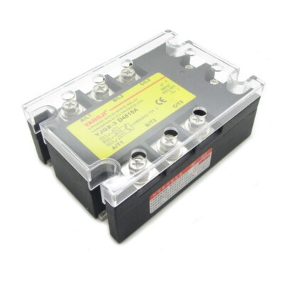 15A 3 Phase SSR Solid State Relay DC Control AC In DC3-32V Out AC24 ...