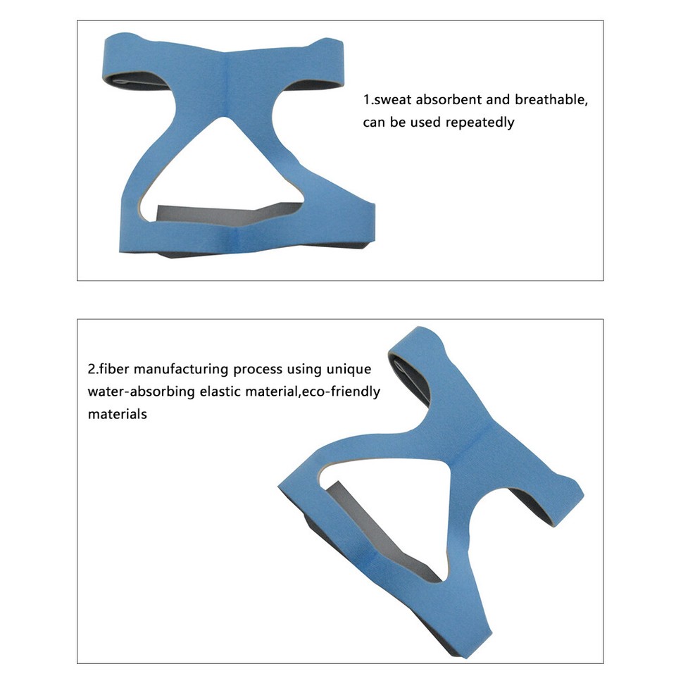 Headgear Headband Ventilator Mask Band Strap For Respironics Resmed ...