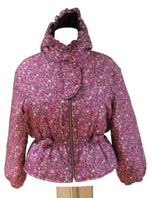Love Shack Fancy Wome Jacket Flaw Pink Rouses S Quilted Puffer Hooded ...