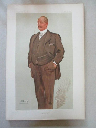 Vtg Print, Frederick Harrison, 1894, Statesmen, Vanity Fair, 15"x10 ...