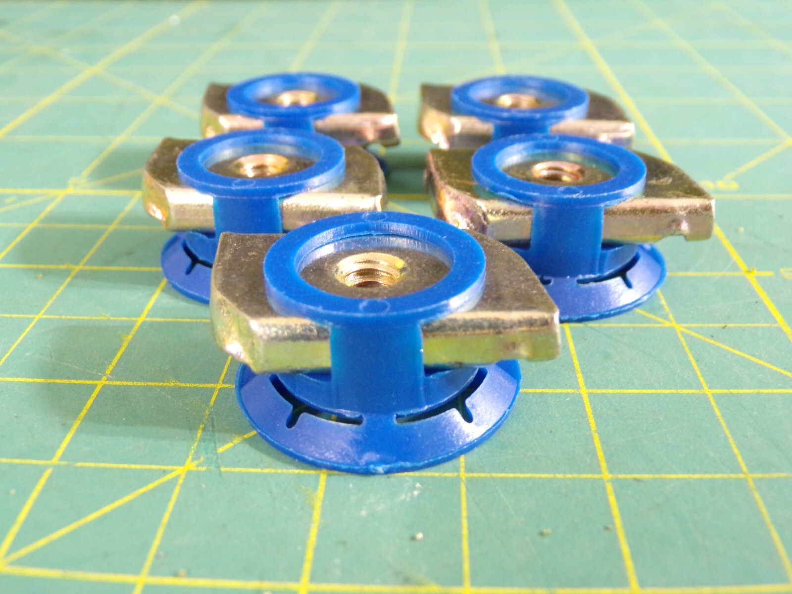 KINDORF Ucn14 Channel Cone Nut, 1/4 In, Gold, Pk5 (G) | eBay