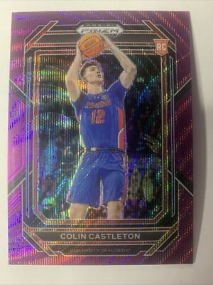 2023-24 Prizm Draft Picks Colin Castleton Purple Wave RC | eBay