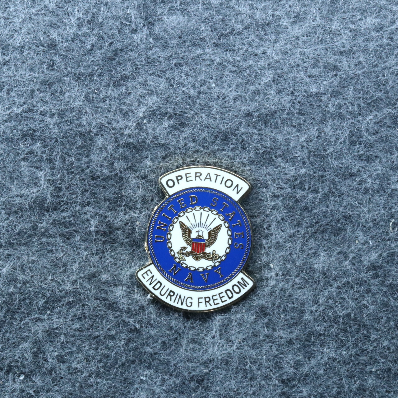 Military Hat Pin: U.S. Navy Operation Enduring Freedom [1"] | eBay
