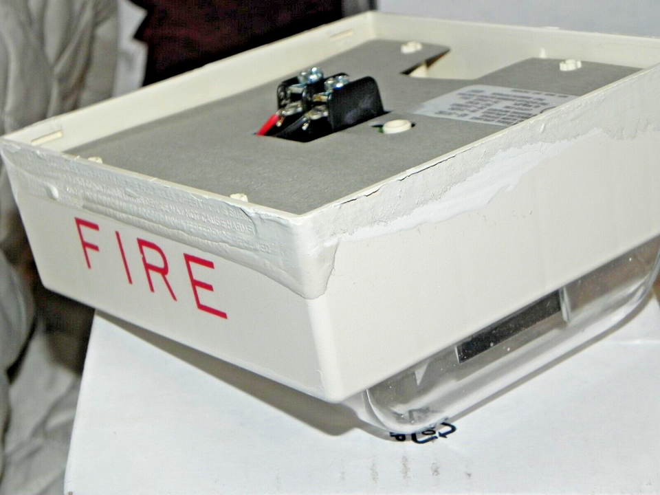 WHEELOCK AS-2415C FIRE ALARM `WHITE` *Free Shipping* | eBay