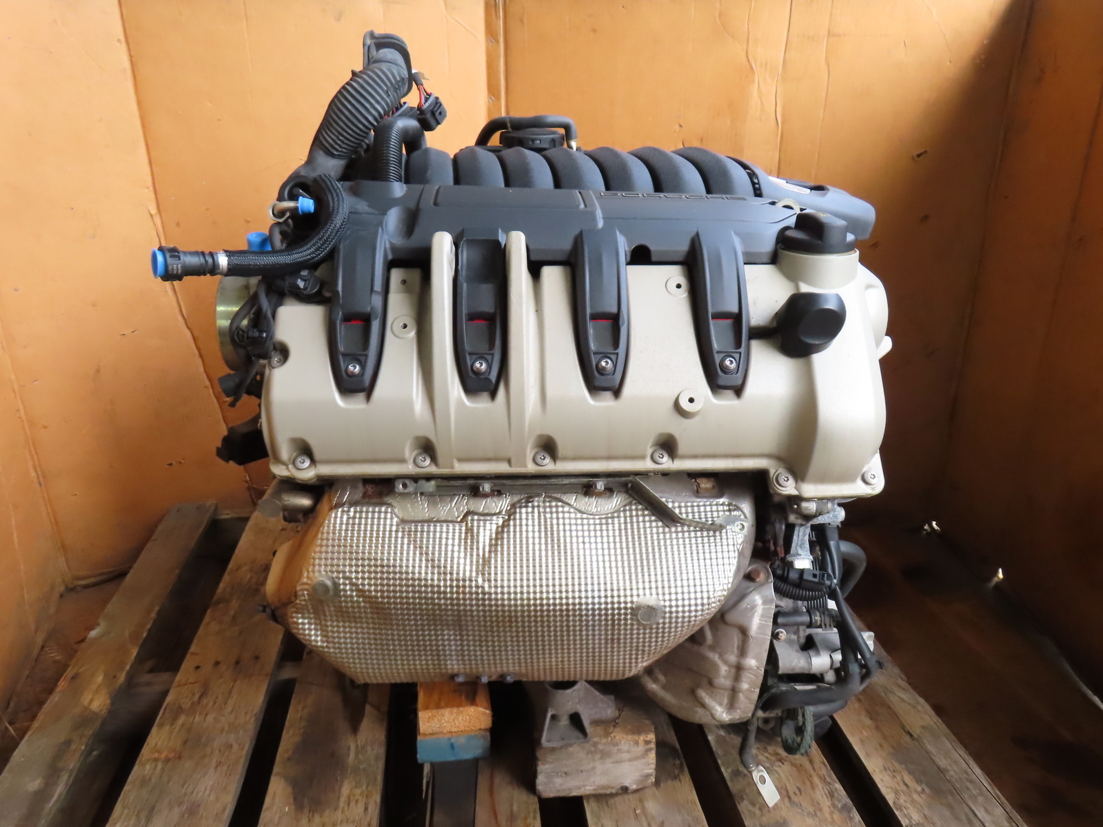 10 Porsche Panamera S 970 #1246 Engine Assembly, Motor M48.20 4.8L V8 ...