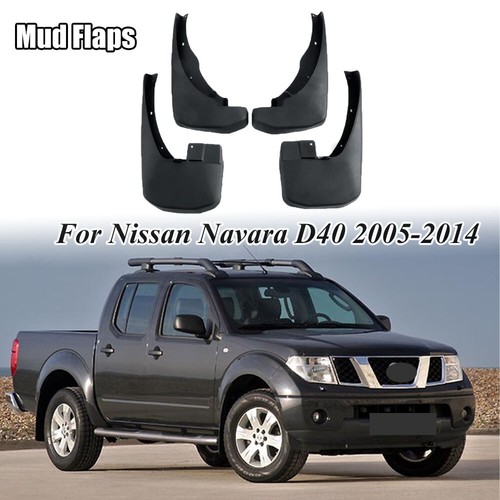 4PCS Front Rear Mud Flap Splash Guard For Nissan Navara D40 2005-2014 ...