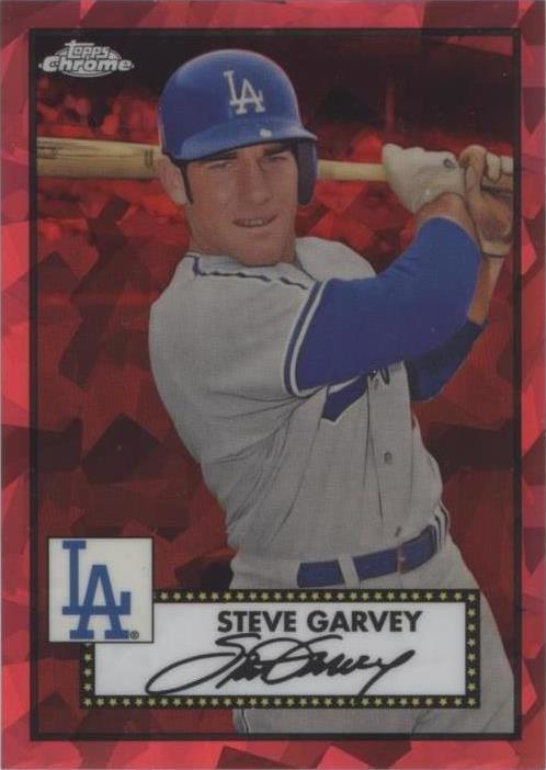2021 Topps Chrome Platinum Anniversary - Steve Garvey #556 Red Atomic ...