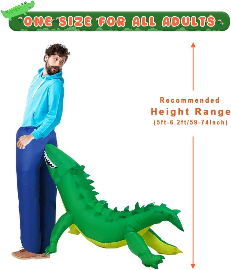 Inflatable Costume Adult Bitting Butt, Funny Blow up Outfit for Women ...