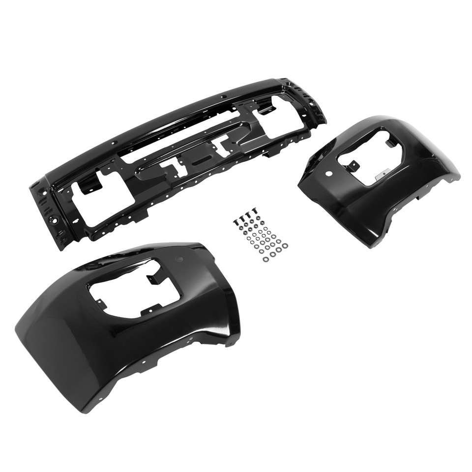 Powder-Coated Front Bumper Face Bar W/Sensors For GMC Sierra 2500HD ...